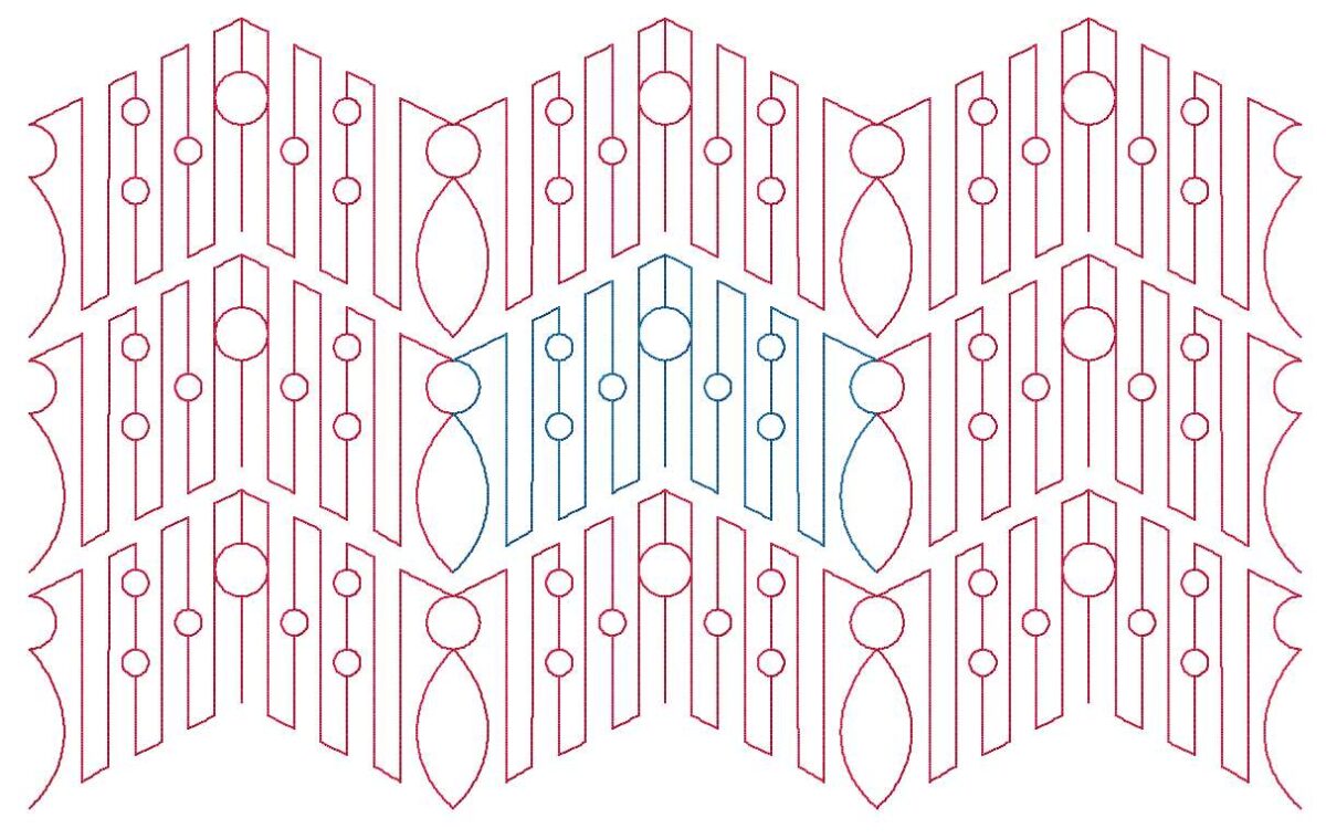 Waving Diamonds Bundle - Pro-Stitcher