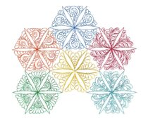 Feather Hexagon Bundle - Pro-Stitcher