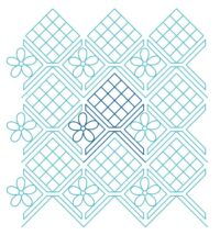 Daisy Crosshatch E2E - Pro-Stitcher