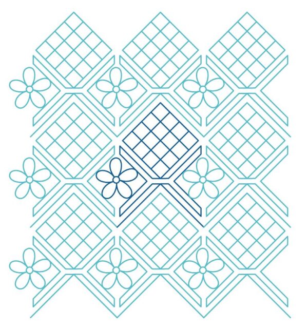 Daisy Crosshatch E2E - Pro-Stitcher