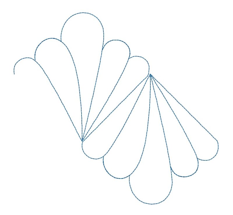 Seashell Feathers E2E - Pro-Stitcher