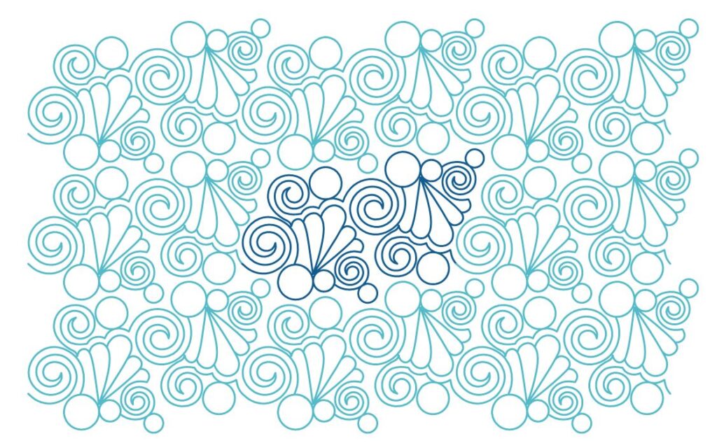 Swirly Feather Bubbles E2E - Pro-Stitcher