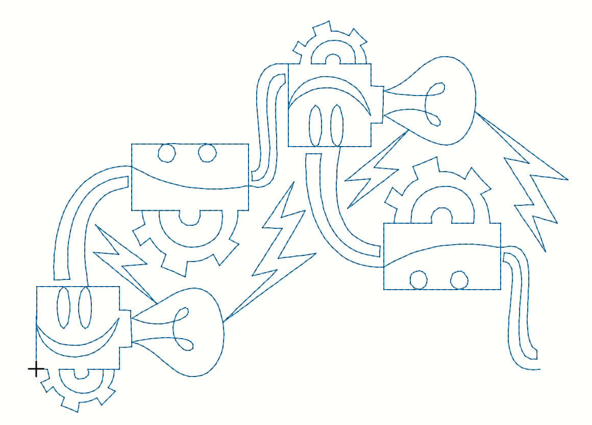 Robot Gears E2E - Pro-Stitcher