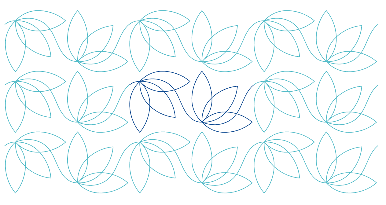 Tossed Lotus - Pro-Stitcher