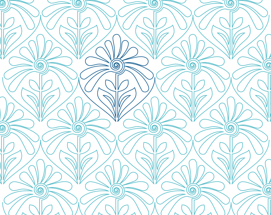 Feathered Flower E2E - Pro-Stitcher