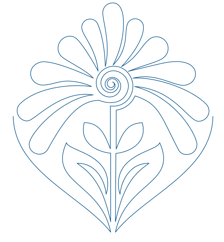 Feathered Flower E2E - Pro-Stitcher