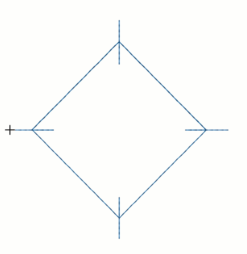 Diamond Cross Hatch - Pro-Stitcher
